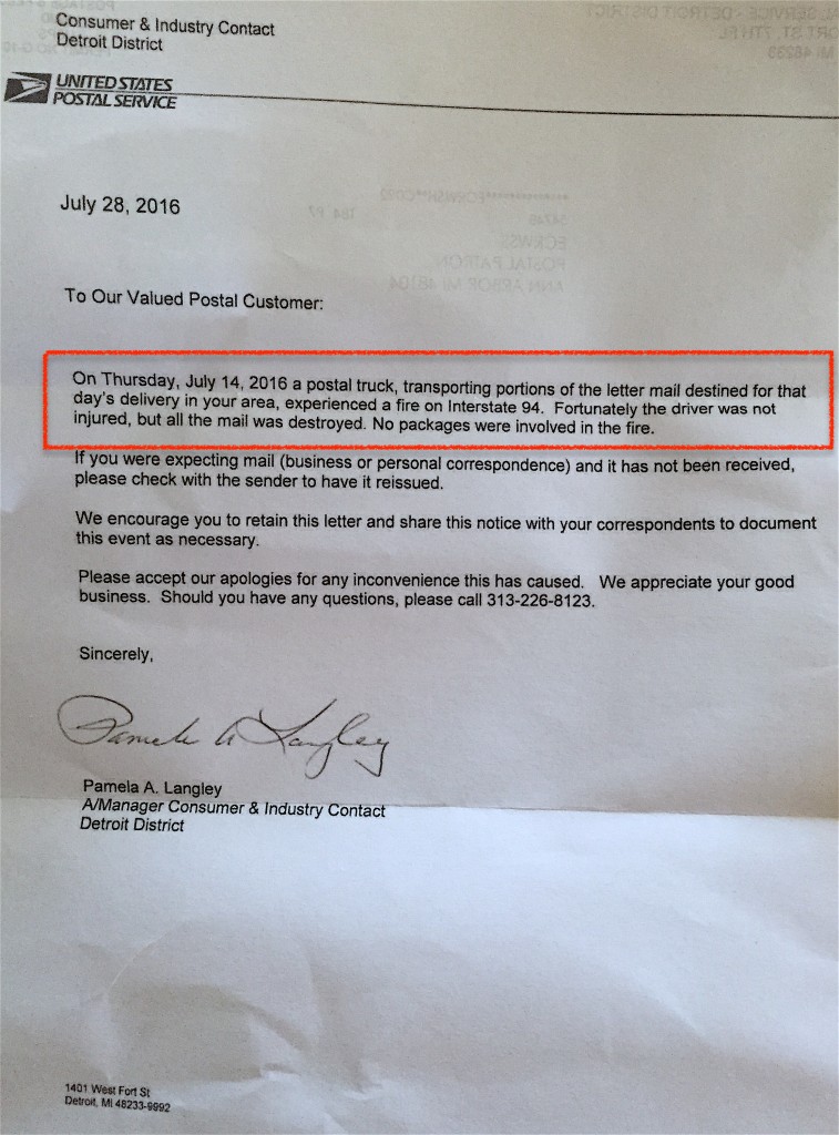 I got the best letter from the US Postal Service! – Snip, Burn, Solder Blog